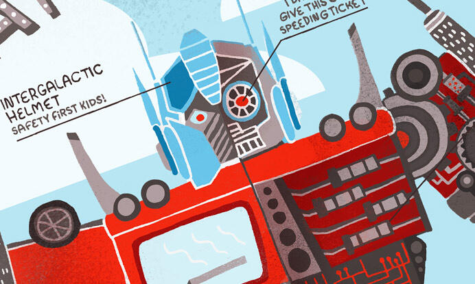 Infographic: The Anatomy of a Transformer | Fandango