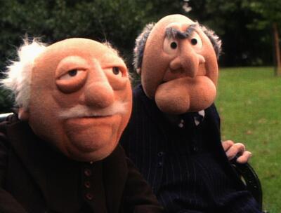 grumpy old men muppets