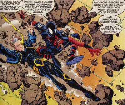 electro proof spider man