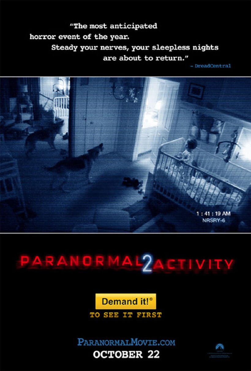 paranormal activity poster