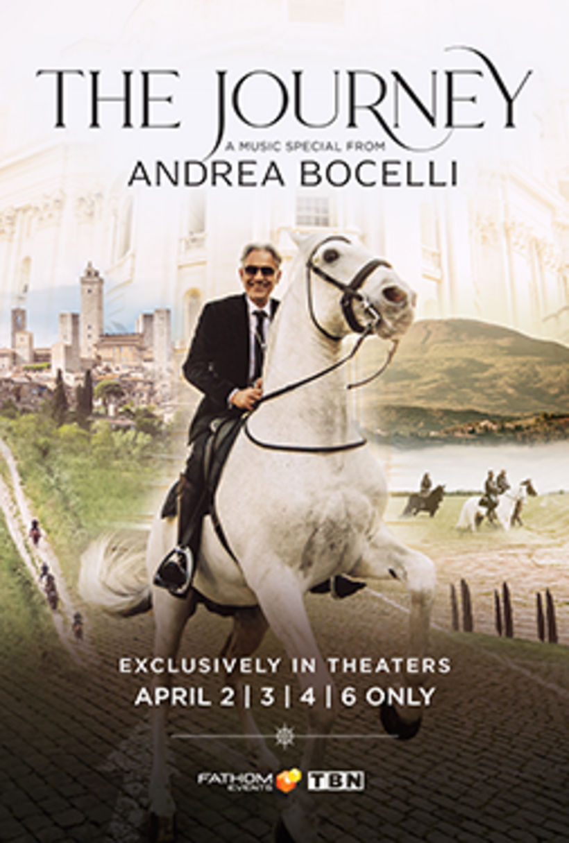 The Journey with Andrea Bocelli (2023) Showtimes | Fandango