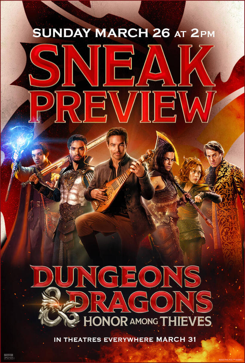 Dungeons Dragons Honor Among Thieves Sneak Preview 2023 Fandango