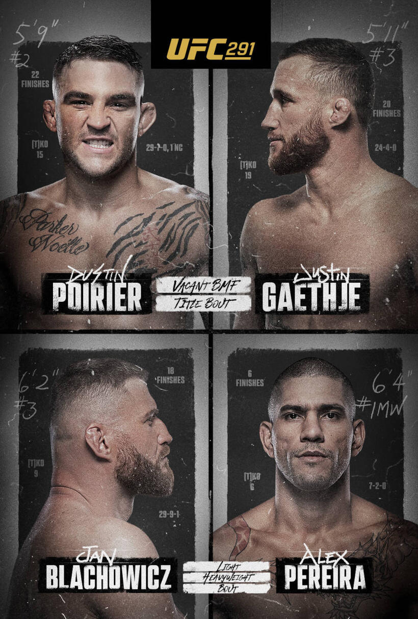 UFC 291: Poirier vs. Gaethje 2 Showtimes | Fandango