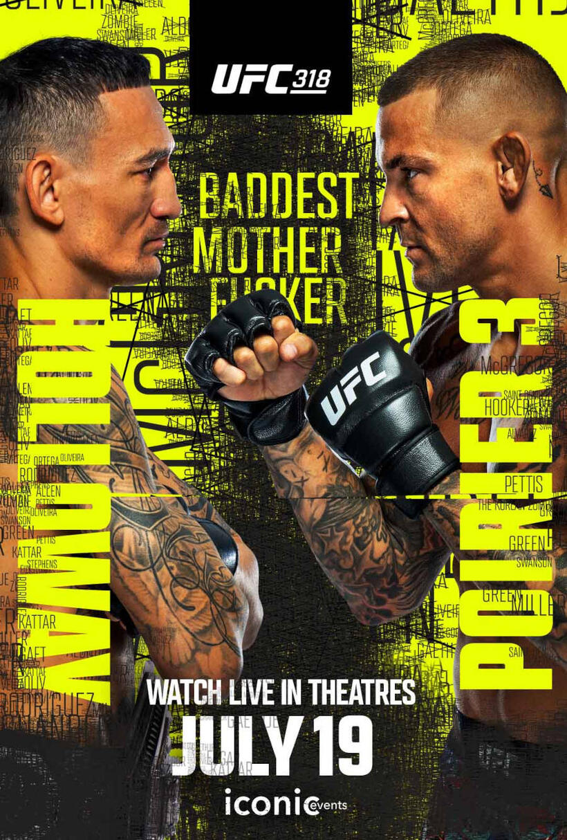 UFC 318: Holloway vs. Poirier 3 Showtimes | Fandango
