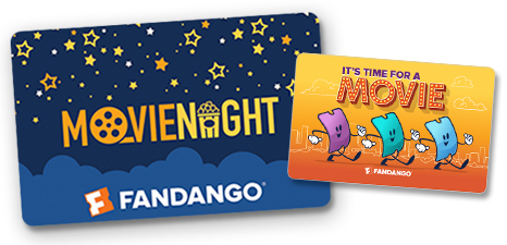 Fandango Gift Cards | Movie Gift Cards | Movie Gift Certificates | Fandango