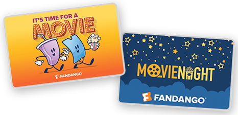 Fandango Gift Cards | Movie Gift Cards | Movie Gift Certificates | Fandango